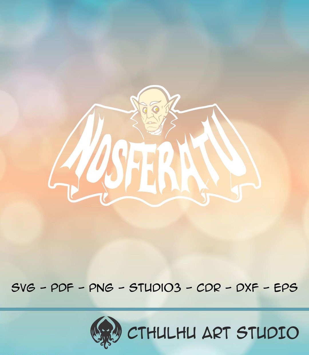 Nosferatu for Cutting Machines, Instant Digital Download Svg Pdf Dxf ...