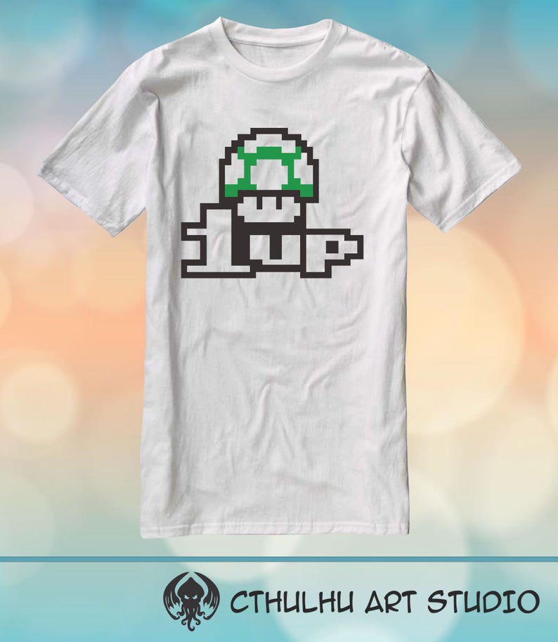 1up Mario Bros for Cutting Machines, Instant Digital Download Svg Pdf ...