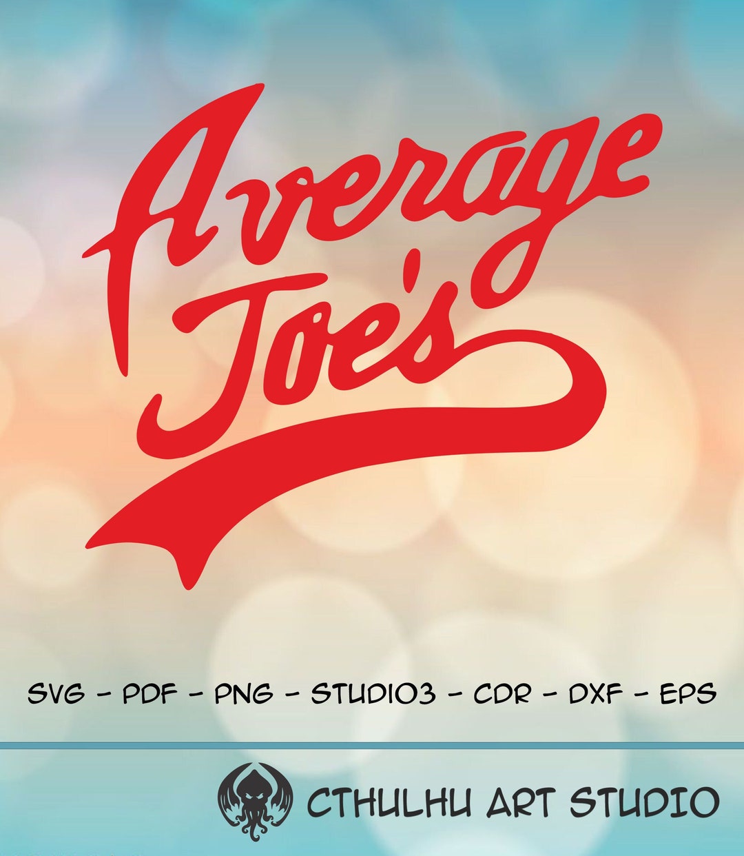 Average Joes for Cutting Machines, Instant Digital Download Svg Pdf Dxf ...