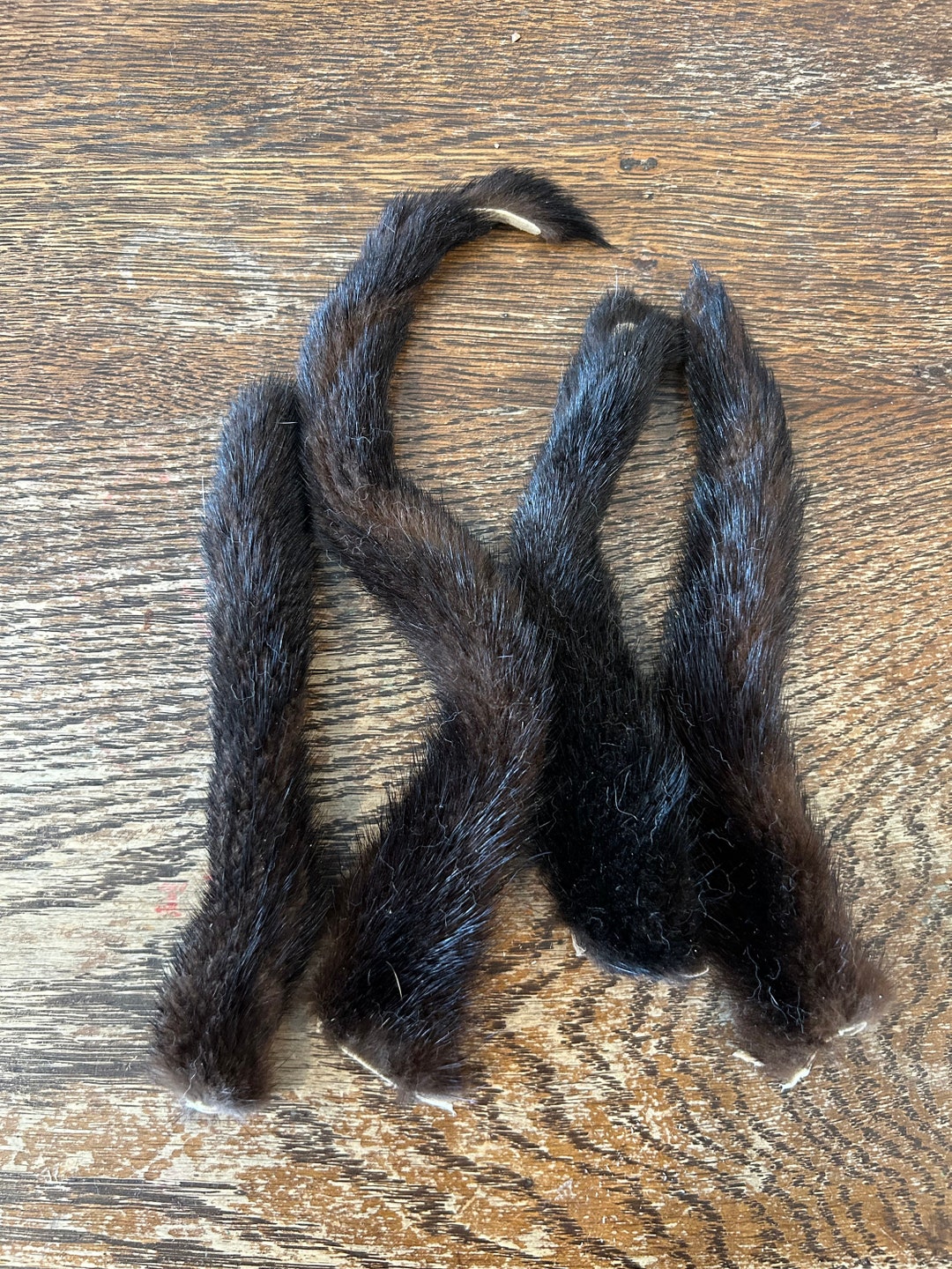 Tanned Ranch Mink Tails - Etsy