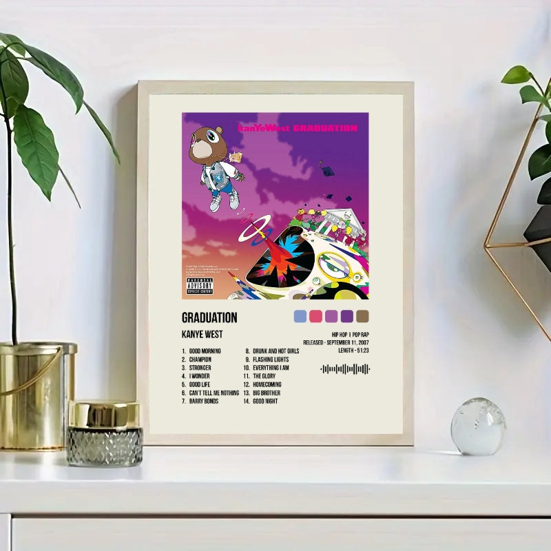 Kanye West - Graduation Music Album Cover - Etsy UK