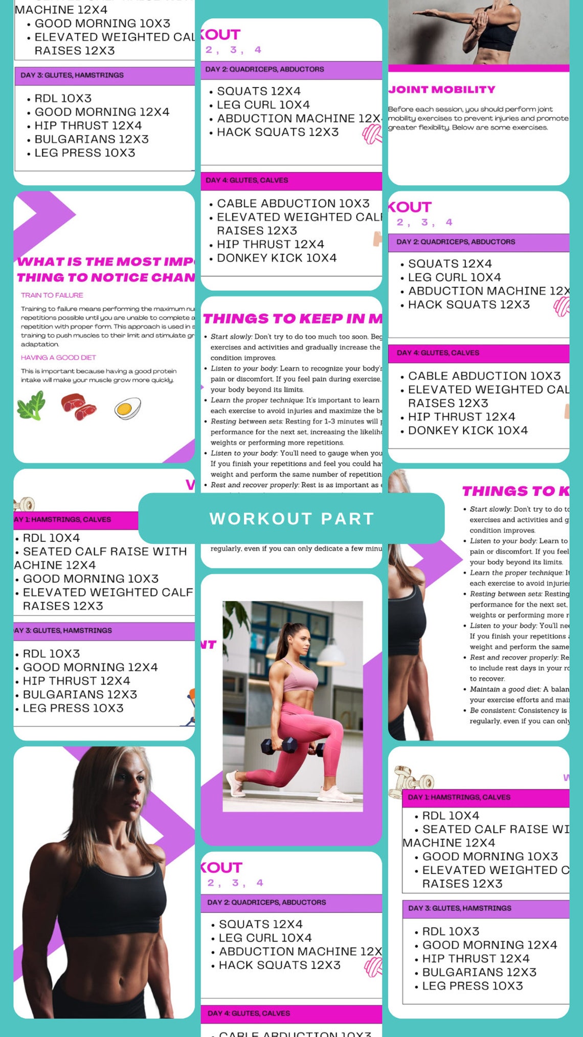 12-week Challenge: Lower Body Routine and Nutrition Plan for Amazing ...