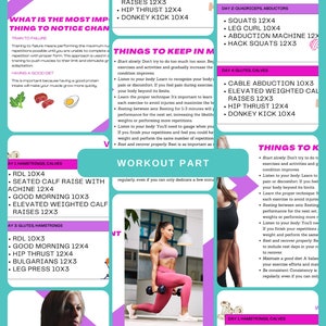 12-week Challenge: Lower Body Routine and Nutrition Plan for Amazing ...