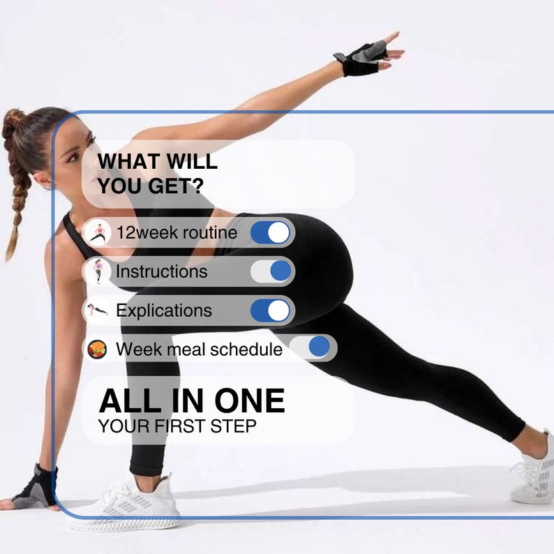 12-week Challenge: Lower Body Routine and Nutrition Plan for Amazing ...