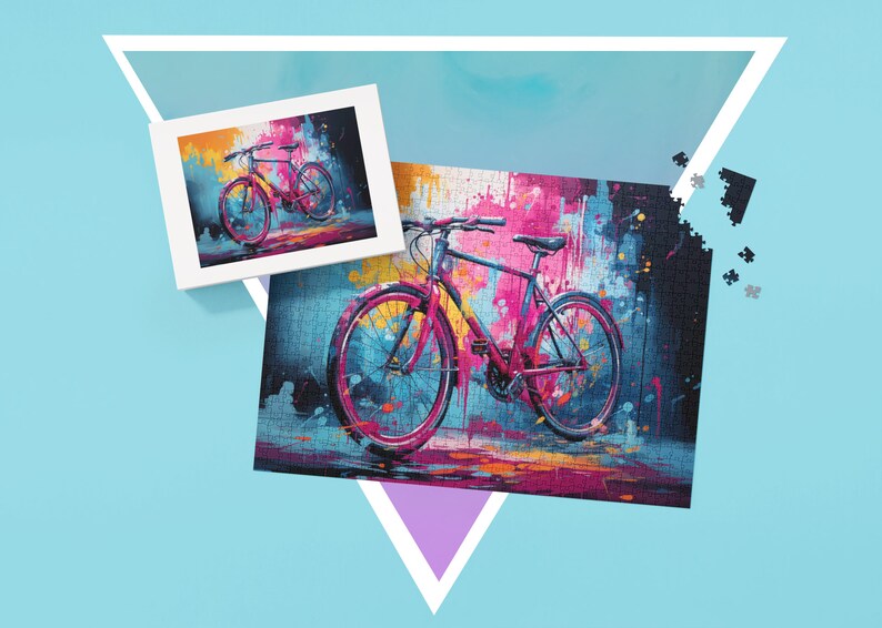 Color Explosion, Bicycle, Puzzle 110 252 520 1014 Piece, Jigsaw Puzzle ...
