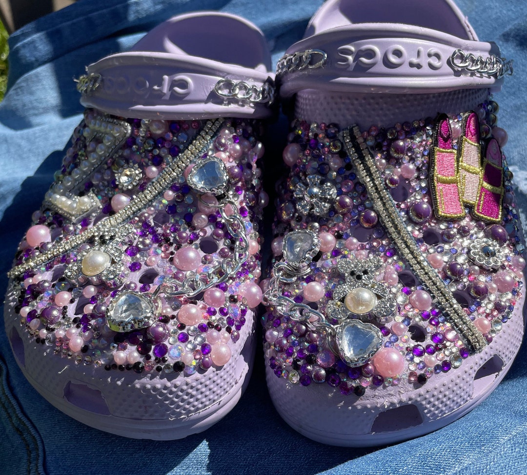 Custom Blinged Out Crocs - Etsy