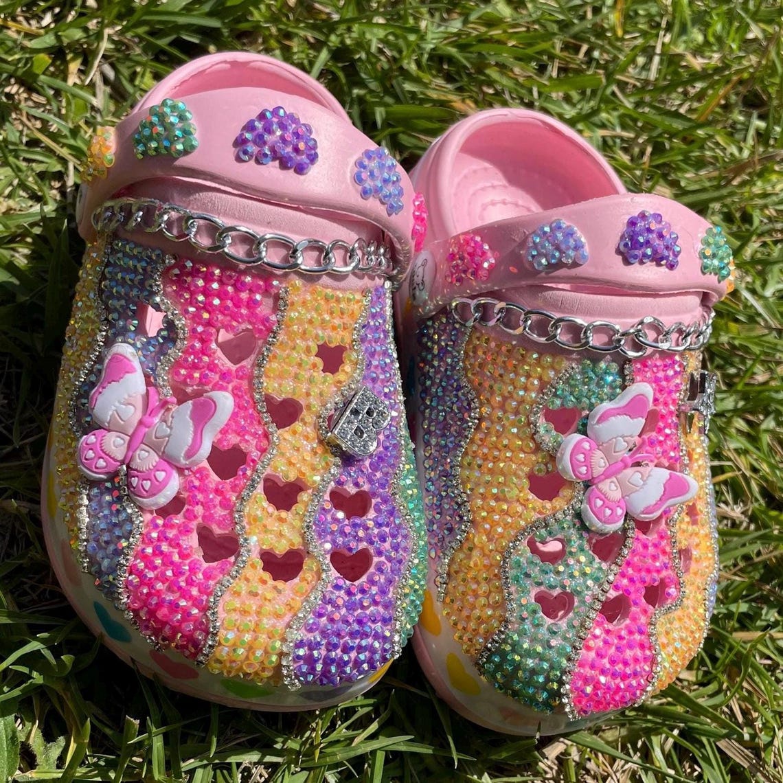 Custom Toddler Girl Blinged Crocs - Etsy