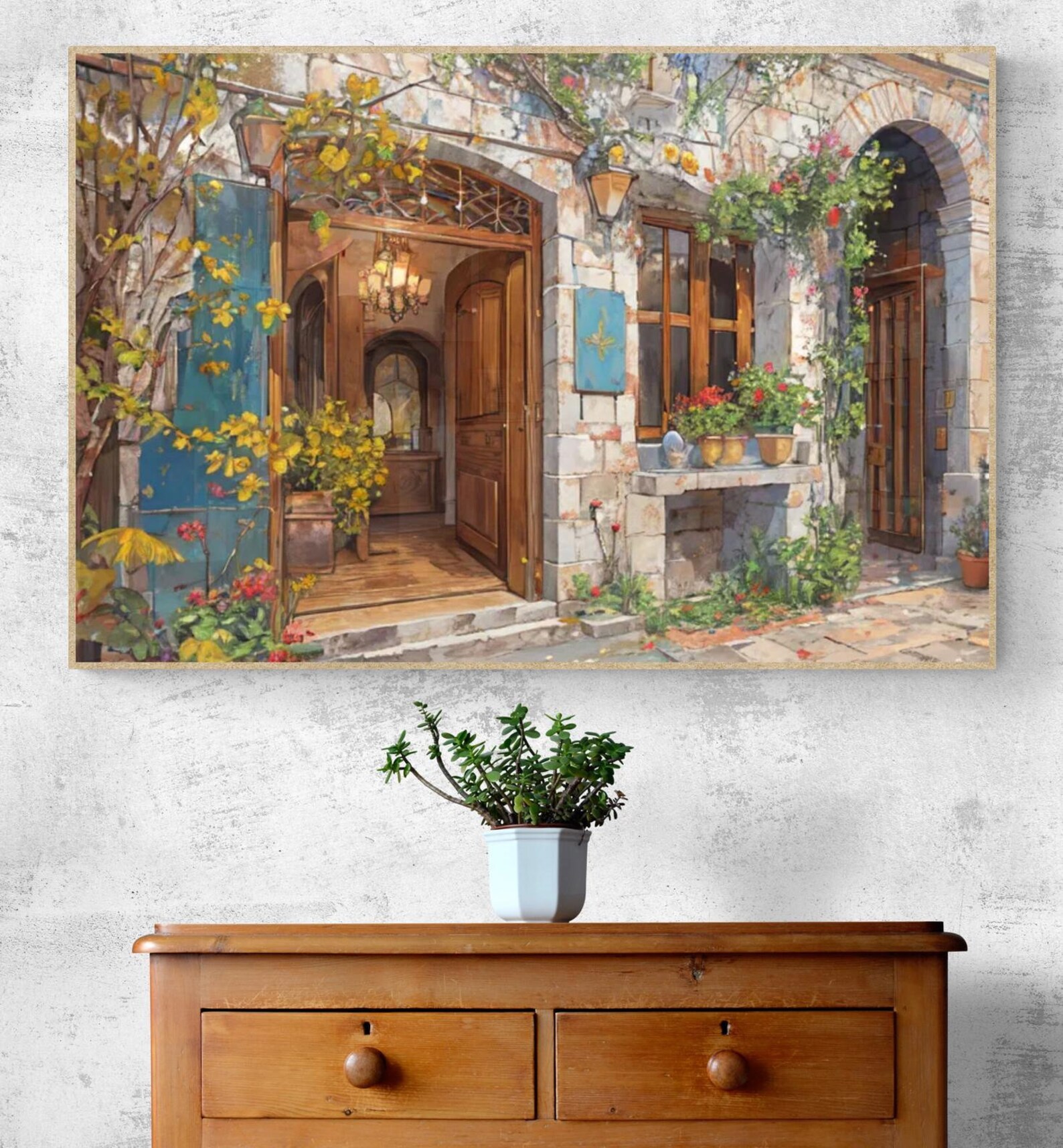Cozy Italian Café Digital Wall Art - Printable Coffee Shop Décor ...