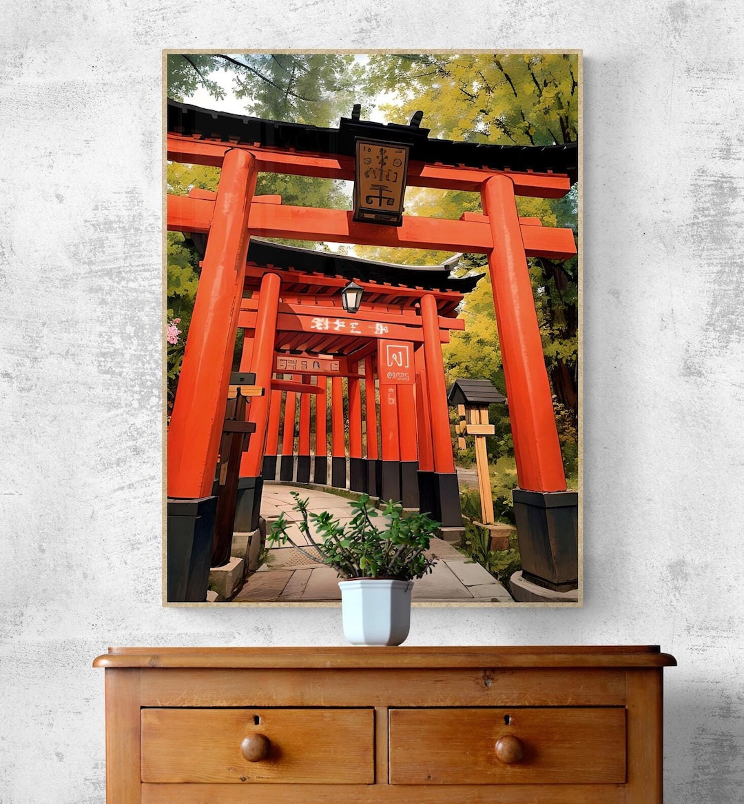 Japanese Tori Gate - Etsy