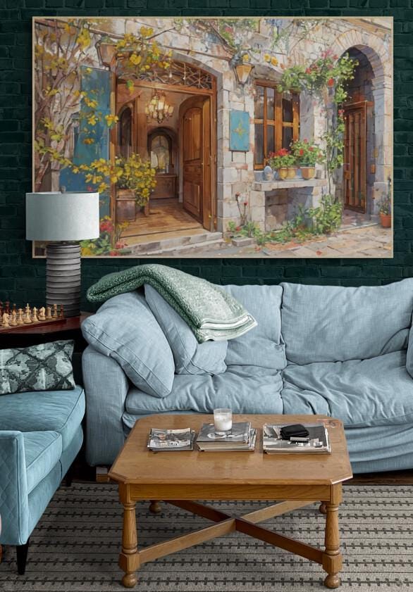 Cozy Italian Café Digital Wall Art - Printable Coffee Shop Décor ...