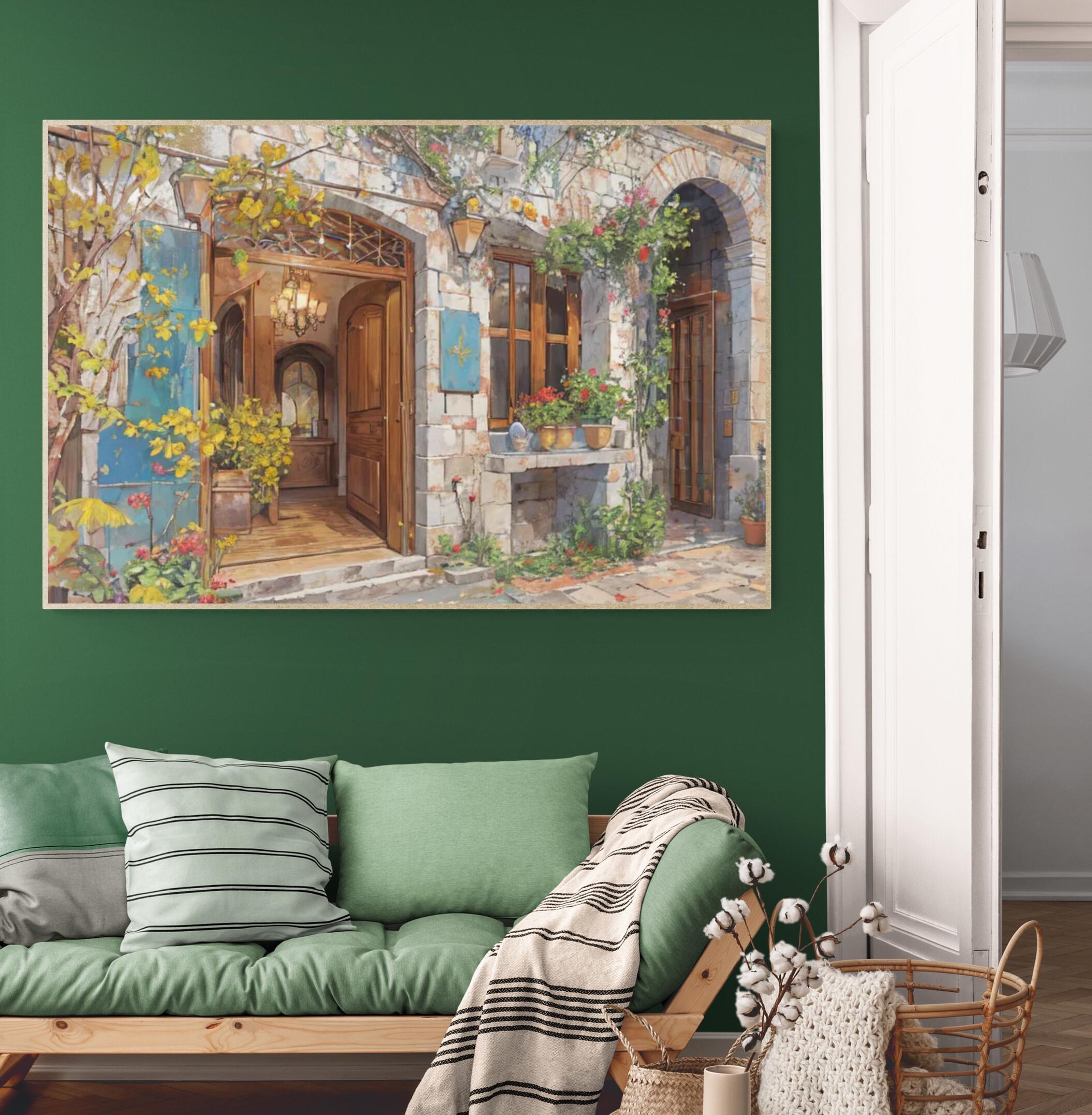 Cozy Italian Café Digital Wall Art - Printable Coffee Shop Décor ...