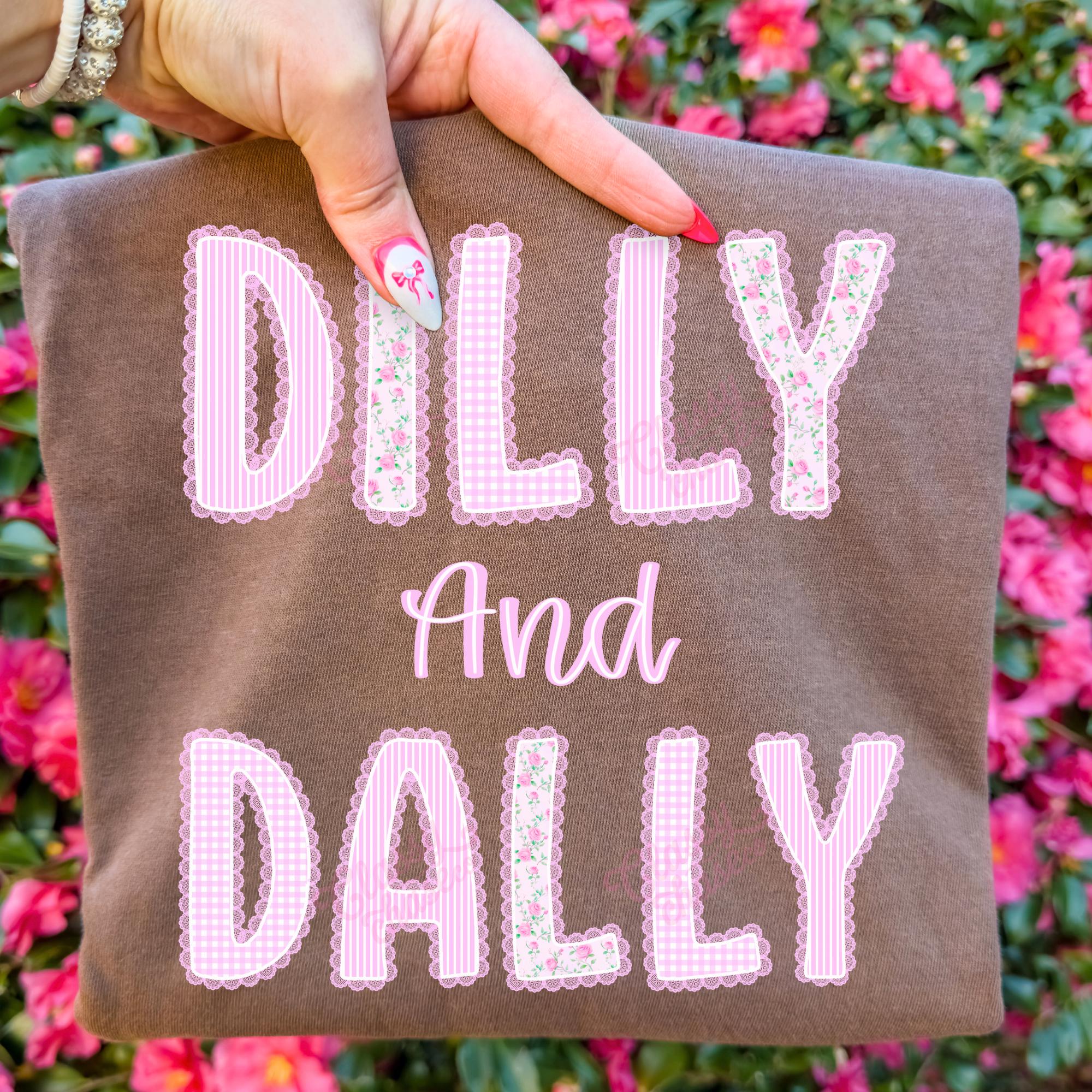 Dilly and Dally Coquette Png, Preppy Girl Style Png, Pink Gingham ...