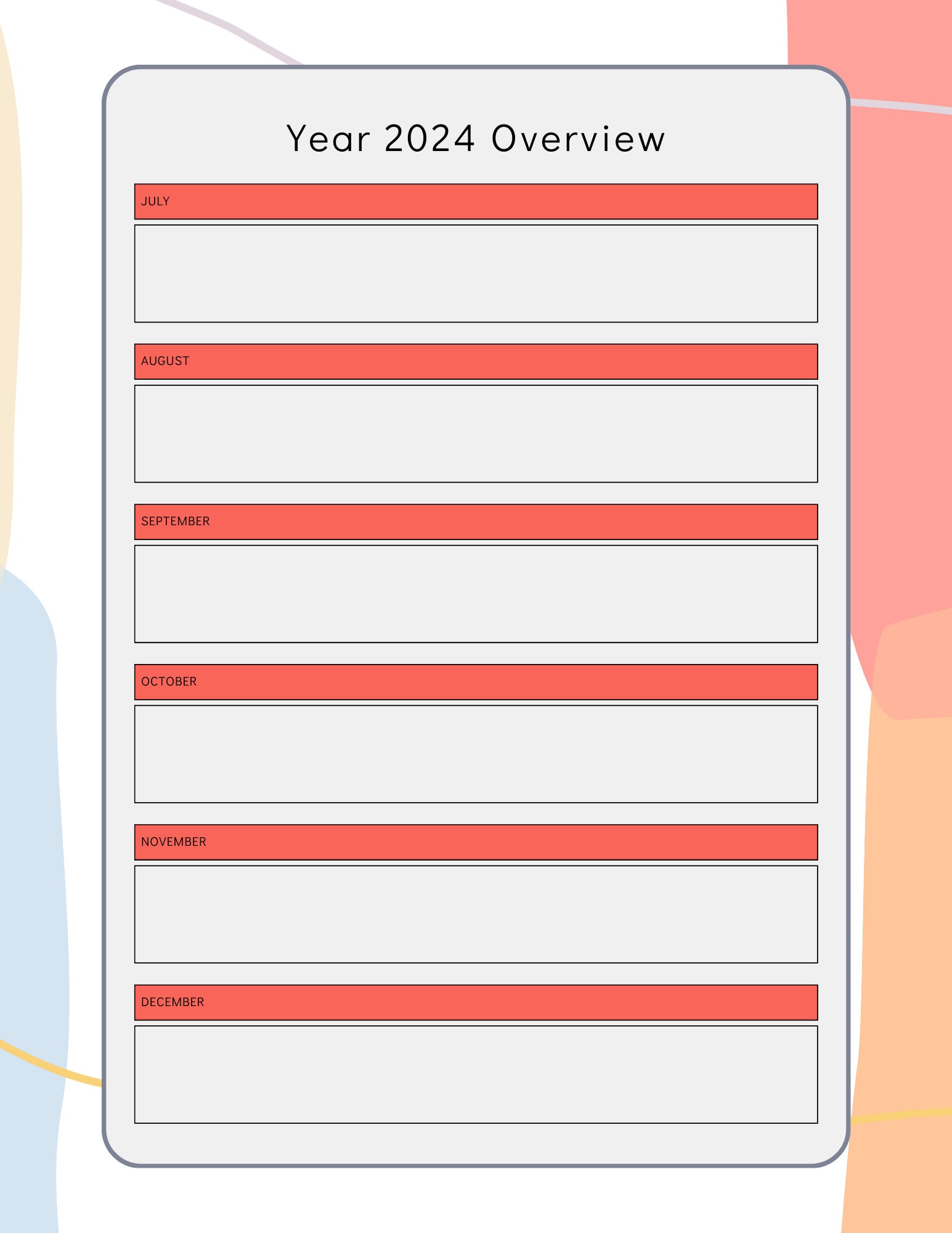 Super Teacher Worksheets 2024 Yearly Calendar Planner - Etsy
