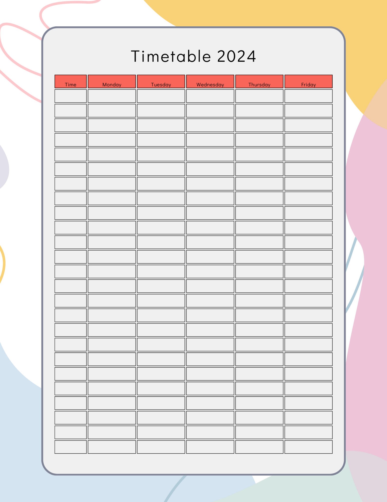 Super Teacher Worksheets 2024 Yearly Calendar Planner - Etsy