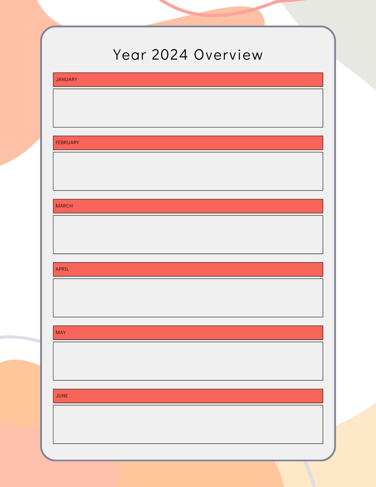 Super Teacher Worksheets 2024 Yearly Calendar Planner - Etsy