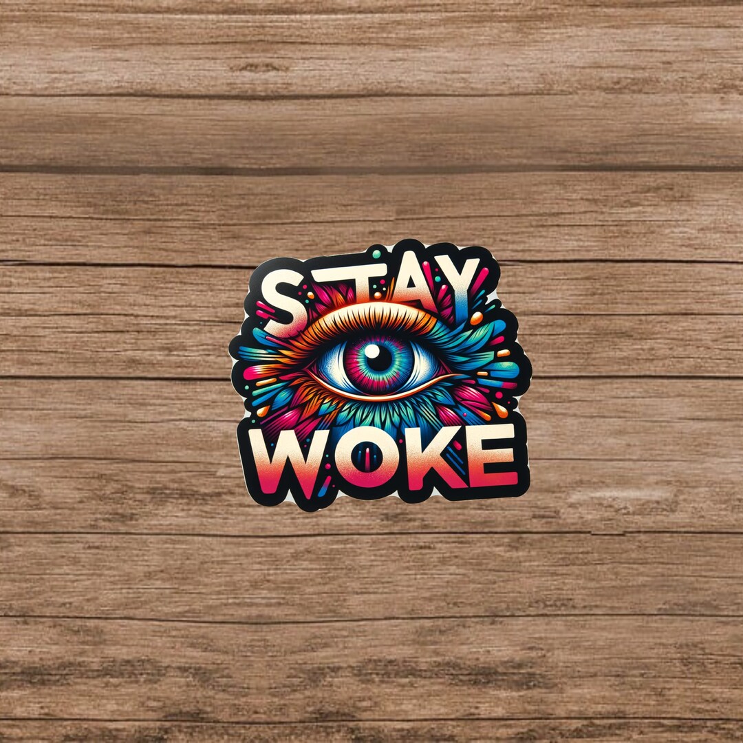 20 Stay Woke, Gen Z Lingo Stickers, Stickers, Waterproof, Water Bottle ...