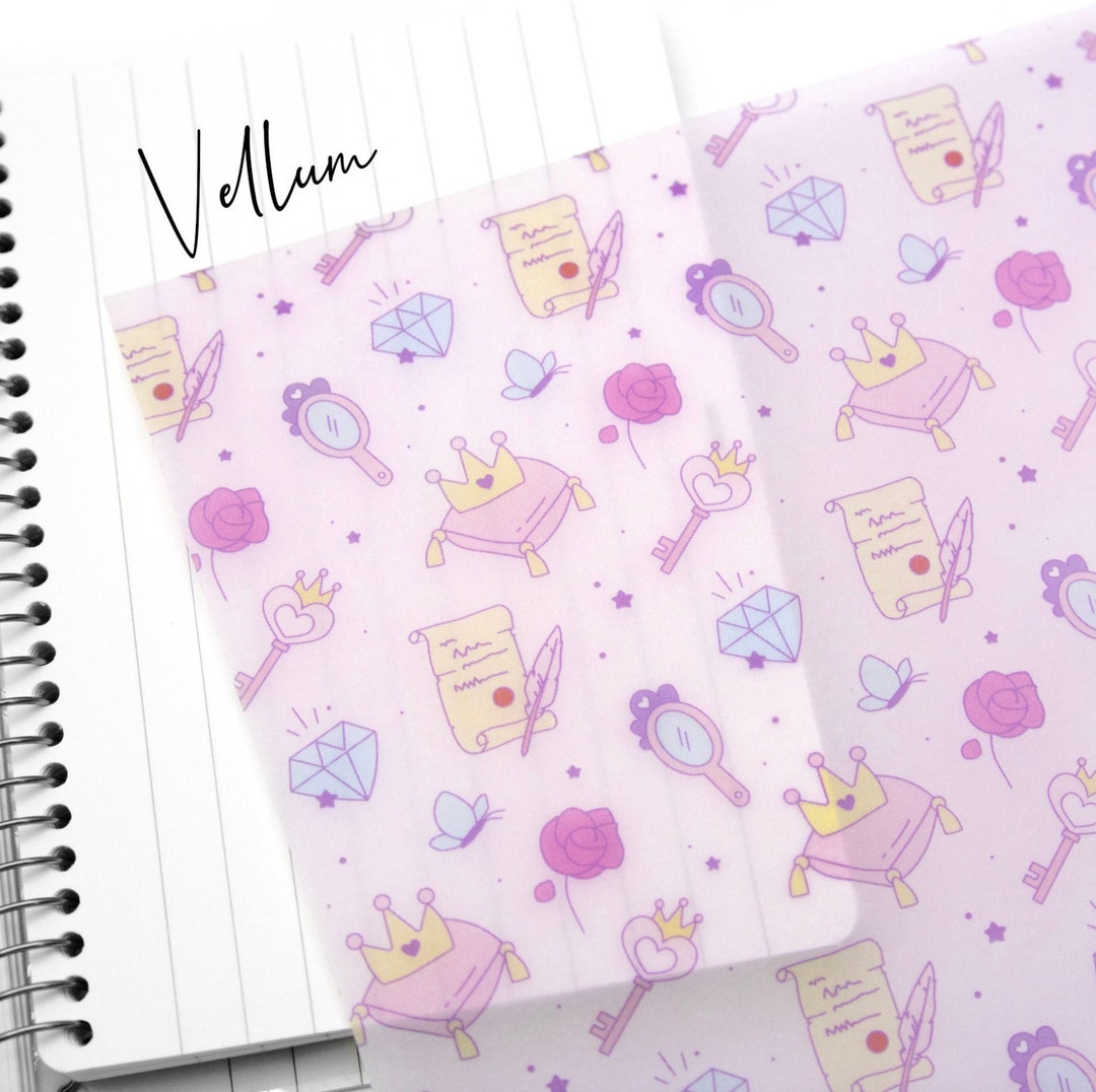 Enchanted Castle Vellum, Paper, Planner Accessories, Planner Decoration ...