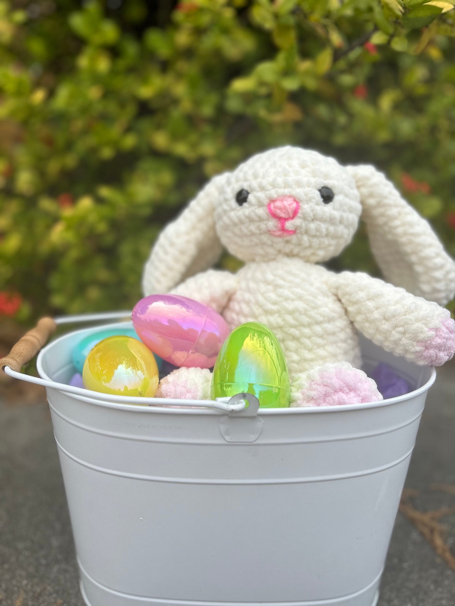 Easter Bunny Crochet Plushie, White Bunny, Benny the Easter Bunny ...