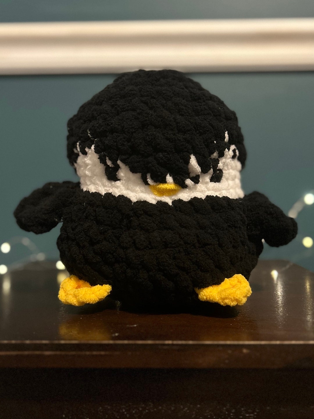 Peter the Penguin, Chunky Crochet Penguin, Penguin Stuffed Animal ...