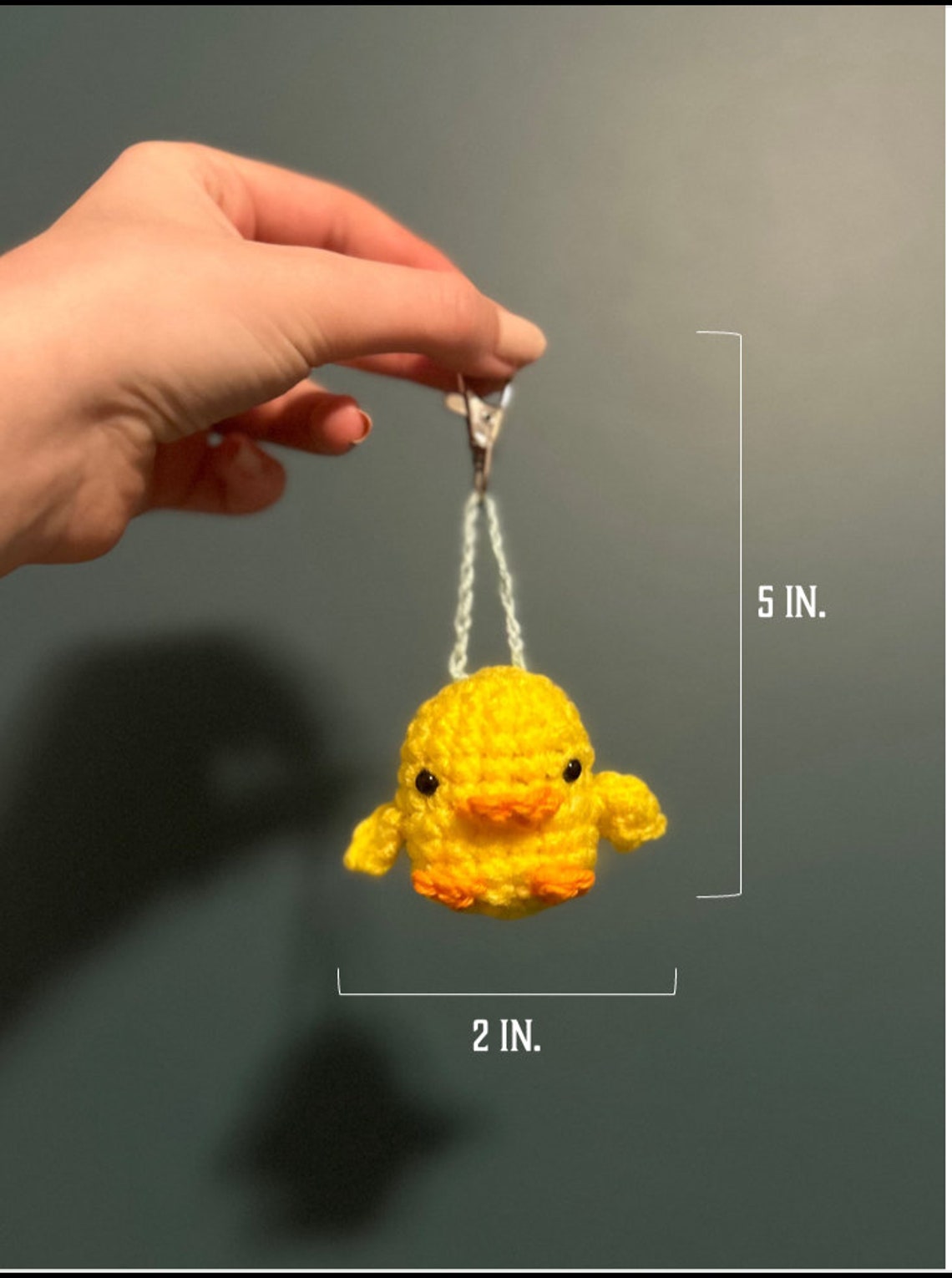 Crochet Duck Keychain, Duck Keychain, Mini Duck, Backpack Duck Keychain ...