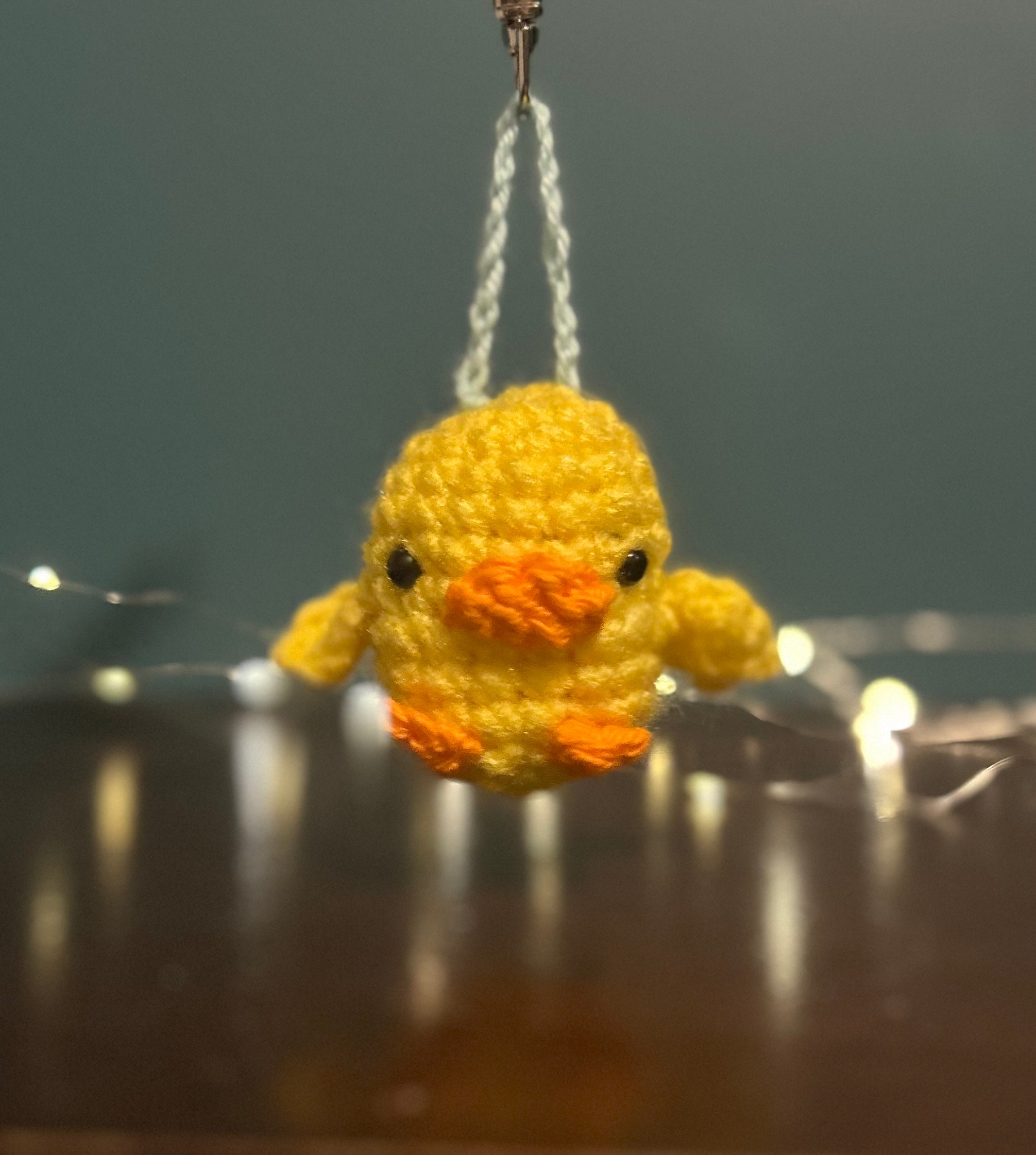 Crochet Duck Keychain, Duck Keychain, Mini Duck, Backpack Duck Keychain ...