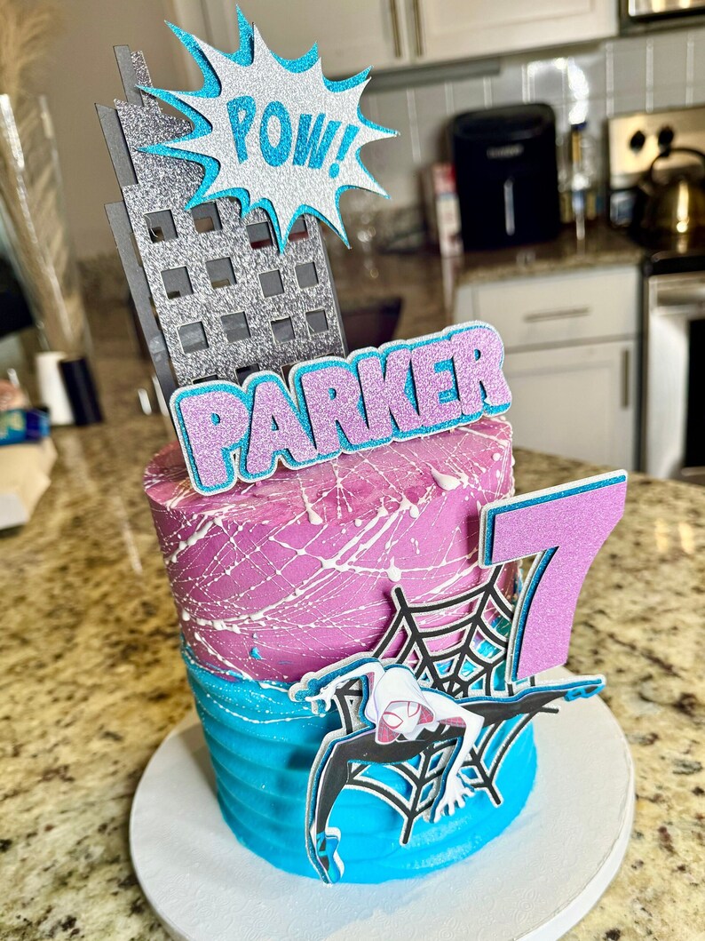 Spider Girl Gwen Cake Toppers - Etsy UK