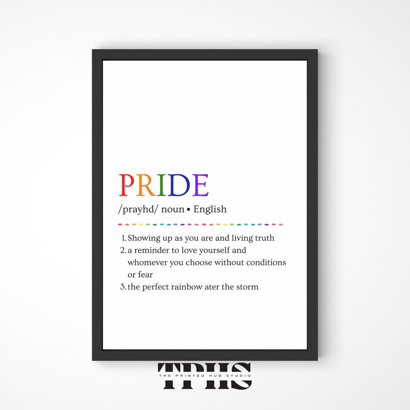 Pride Wall Art - Etsy UK