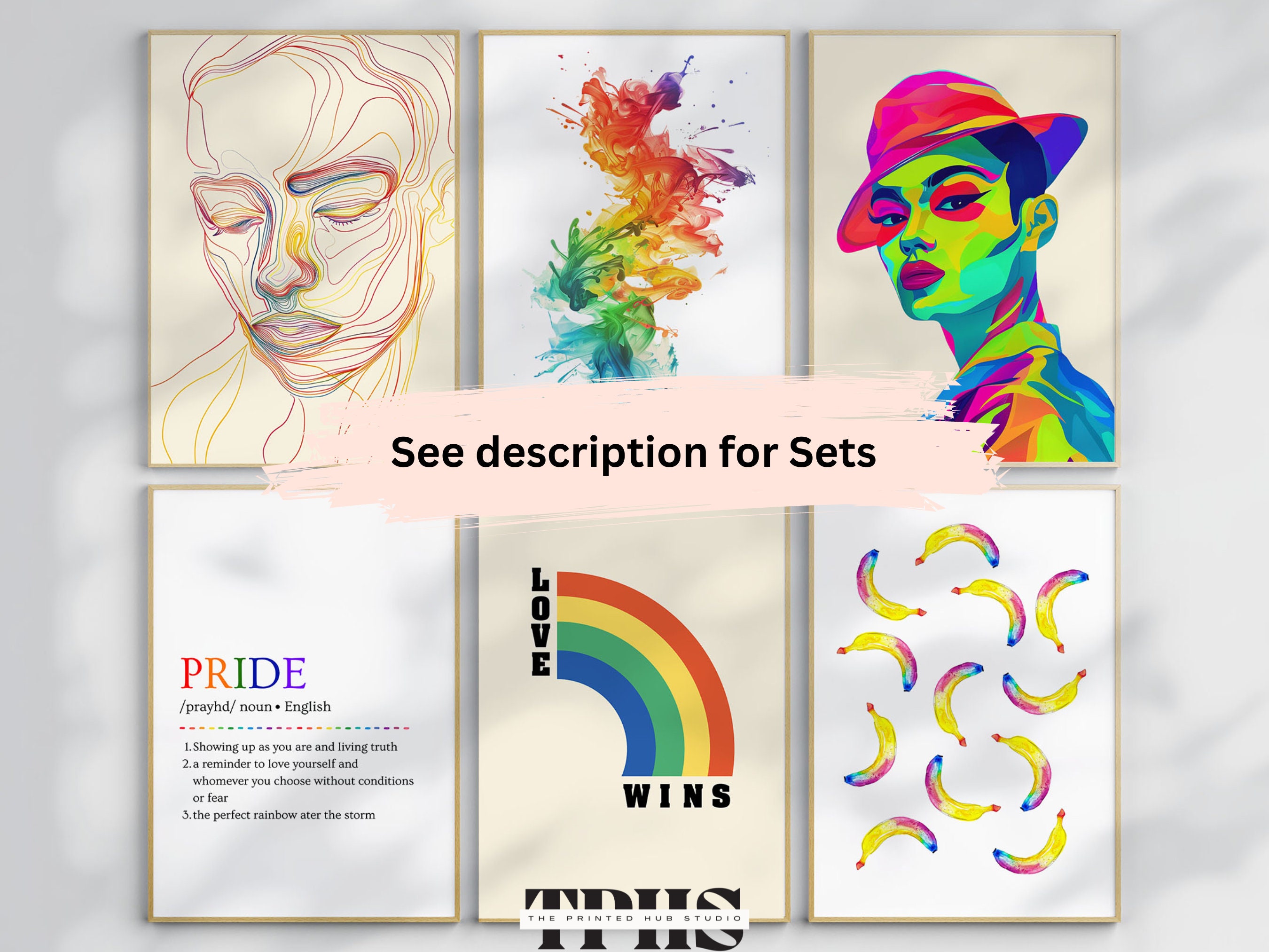 Pride Definition Print, LGBTQ Gift, Coming Out Gift, Pride Office Decor ...