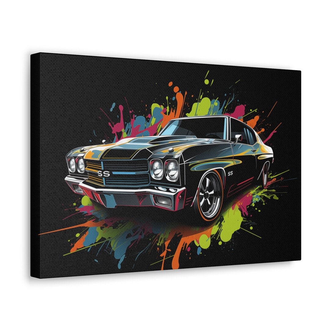 Chevy Chevelle SS Canvas Gallery Wraps - Etsy
