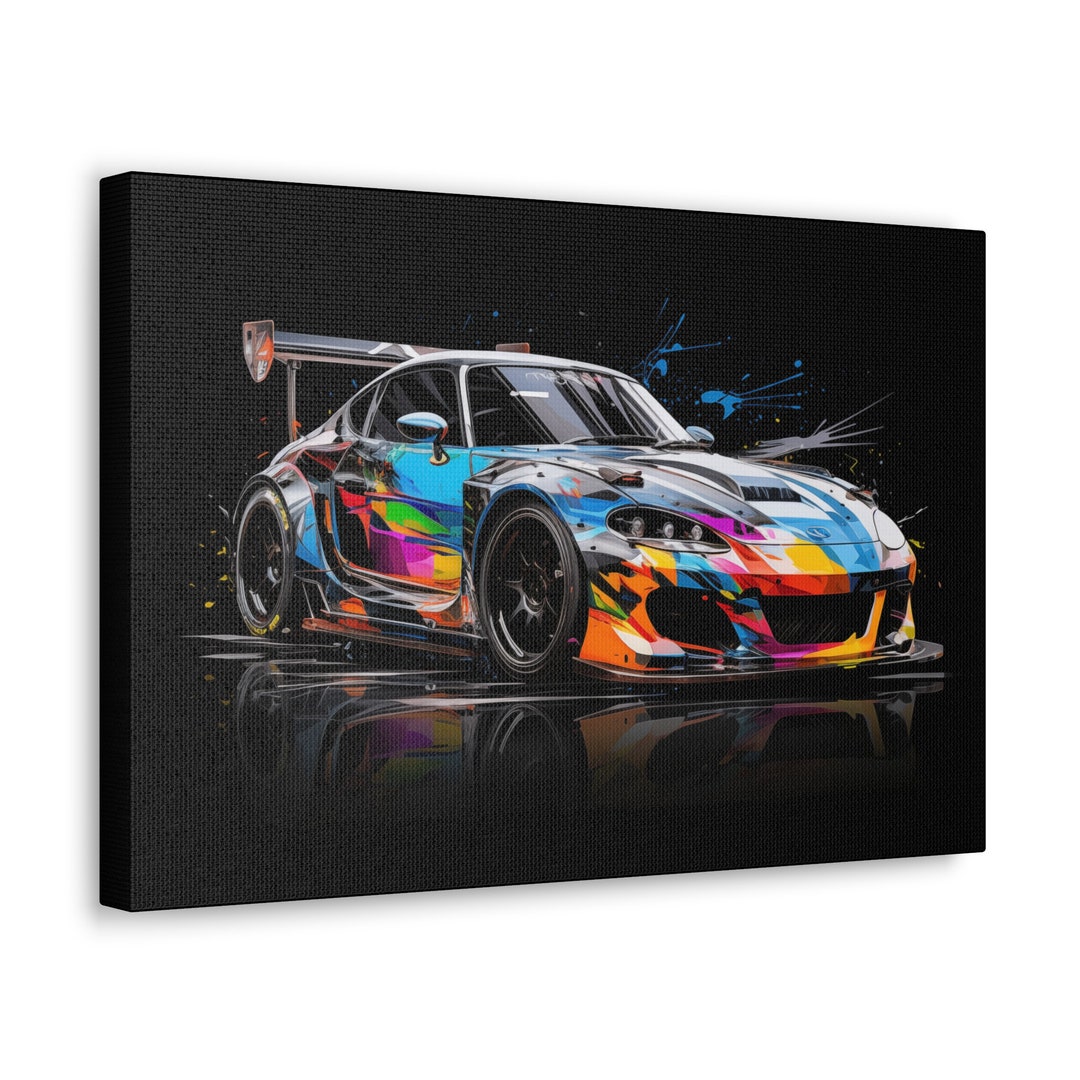 Madza Rx7 Canvas Gallery Wrap, Car Lover Gift, Wall Art Decor ...