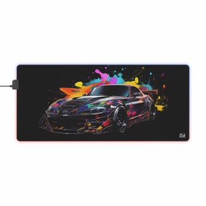 1990's Mazda RX7 LED Gaming Mouse Pad 4 Sizes Extra Large to Small - Etsy