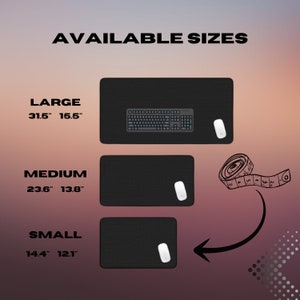 Black Topography Desk Mouse Mats, Topo Mouse Pad, Topograph Gaming Desk ...