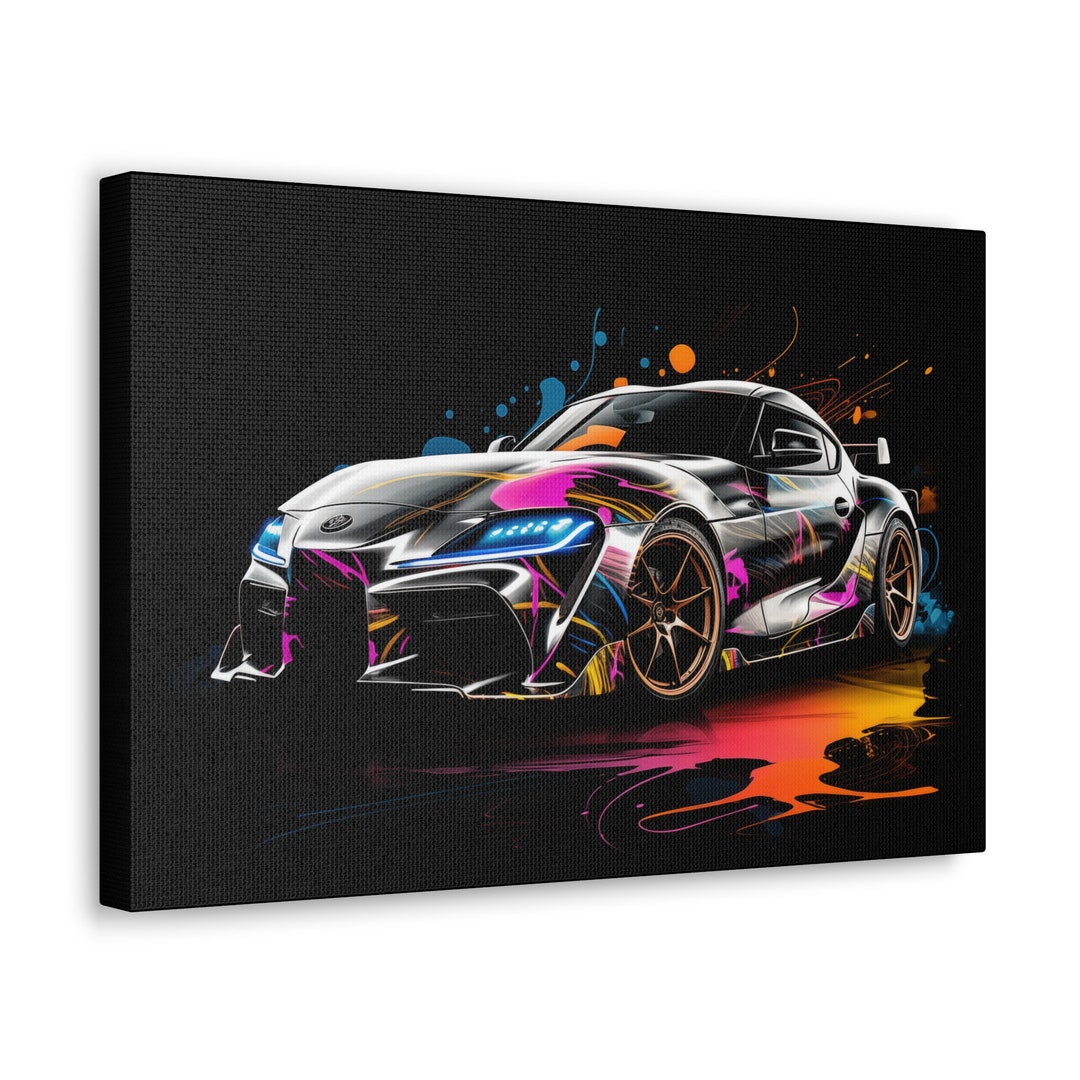 Toyota MK5 Supra Canvas Gallery Wraps - Etsy