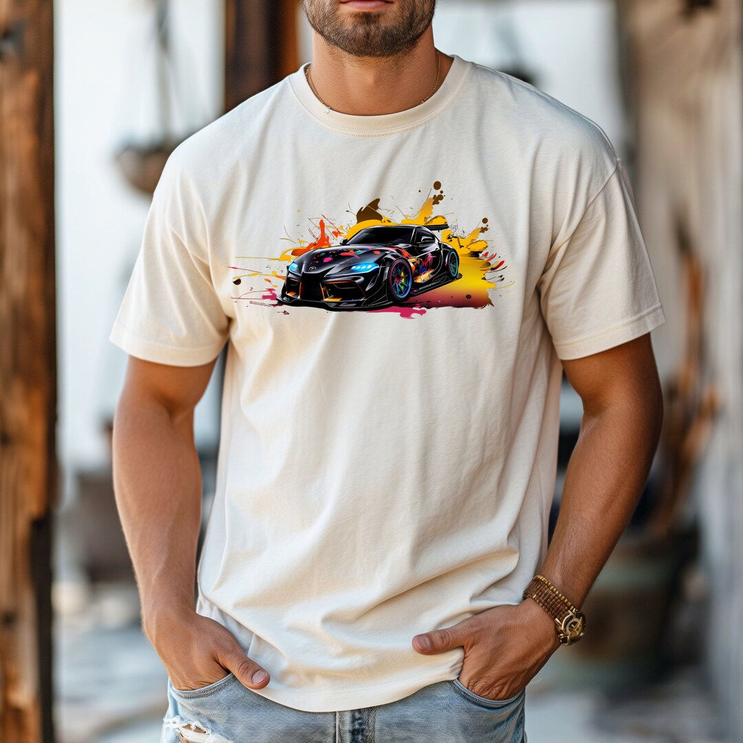 Toyota Supra Mk5 T-shirt, High Quality, Wide Body, JDM Tee, Car ...