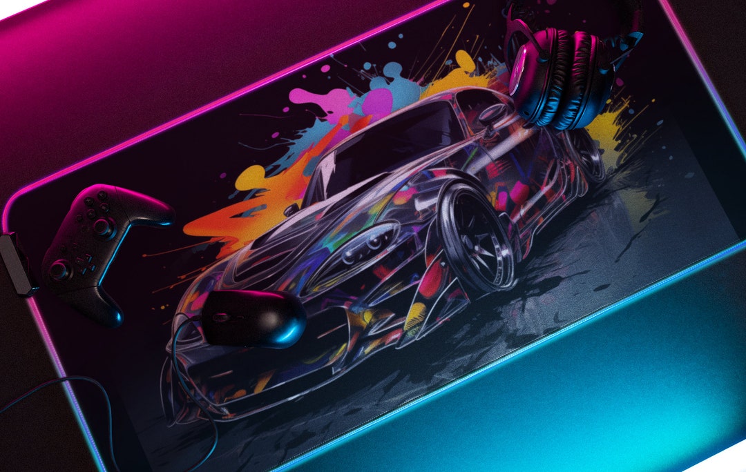 1990's Mazda RX7 LED Gaming Mouse Pad 4 Sizes Extra Large to Small - Etsy