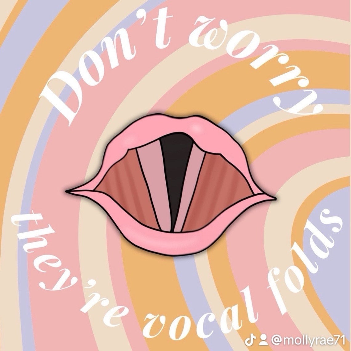 Speech Therapy; Don't Worry They're Vocal Folds-sticker - Etsy