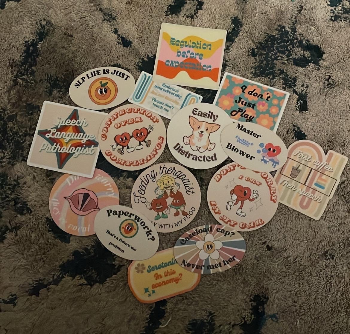 3 Speech Therapy Sticker Pack Bundle - Etsy