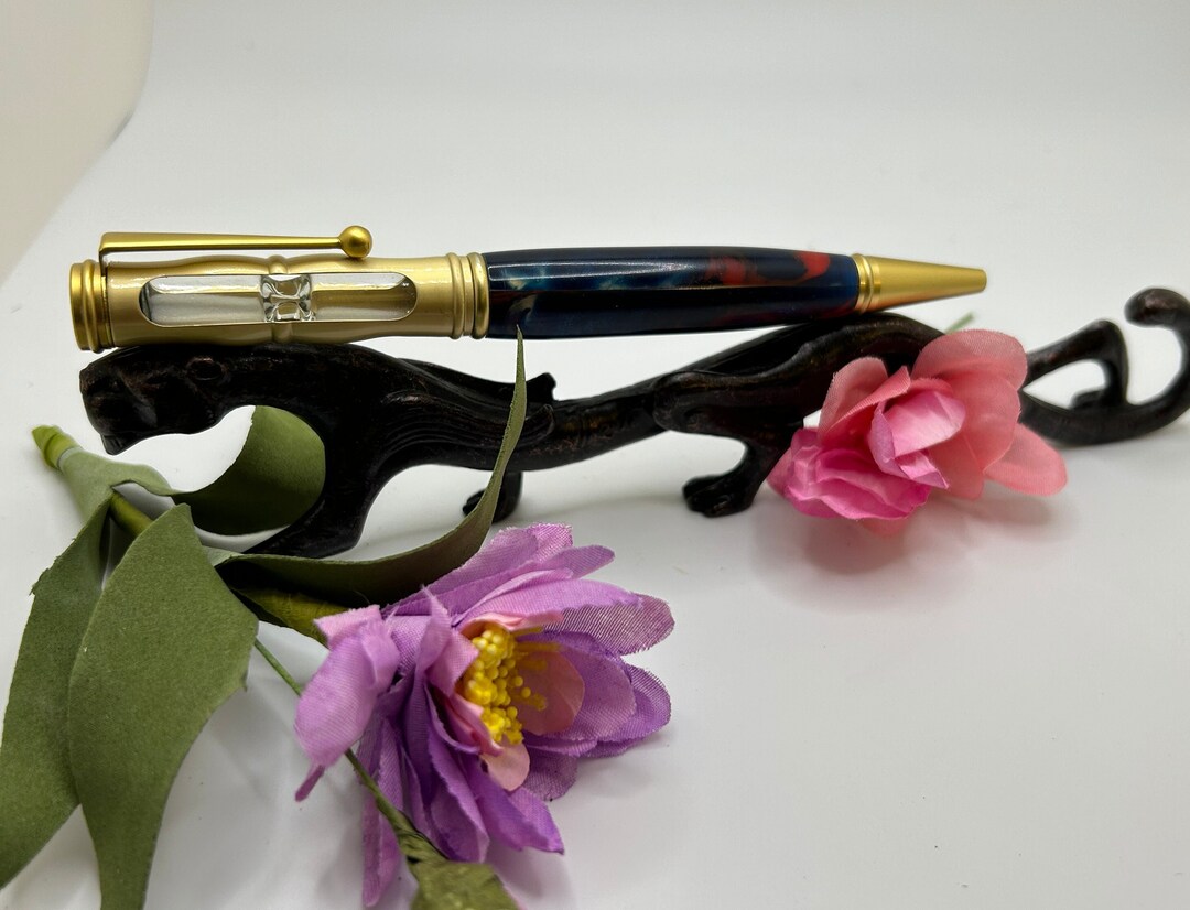 Handcrafted Hourglass Twist Pen Made Out of a Bowling Ball. Unique, One ...