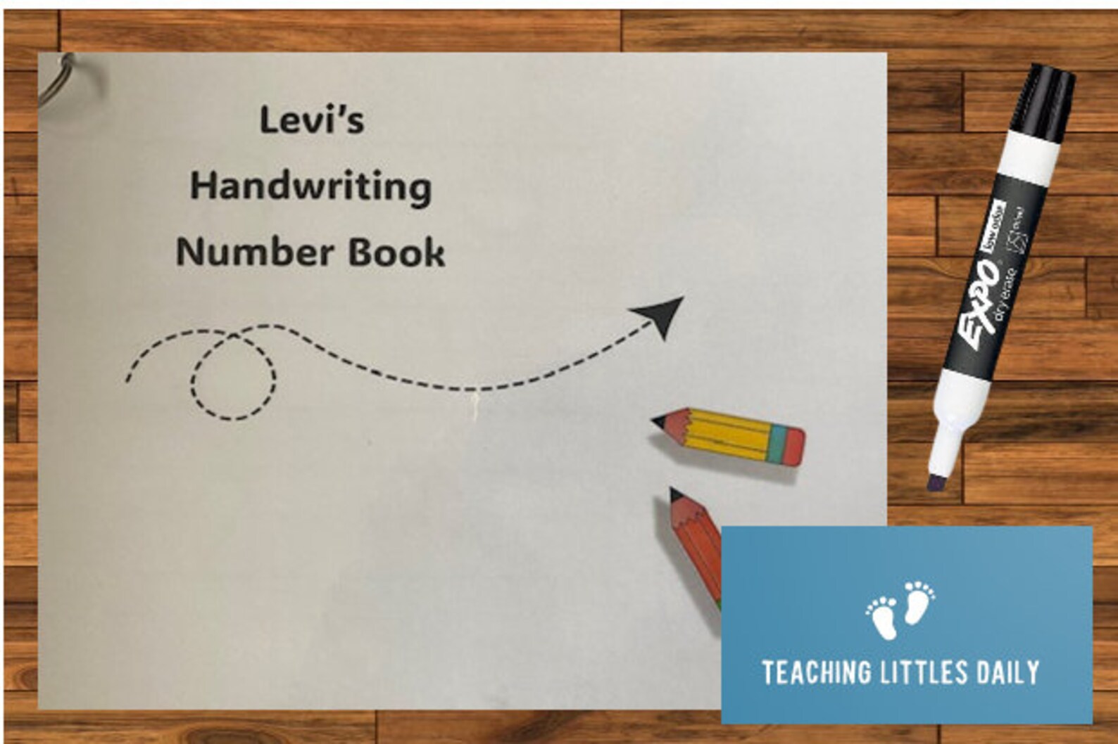 Personalized Handwriting Numbers 0-20 Book - Etsy