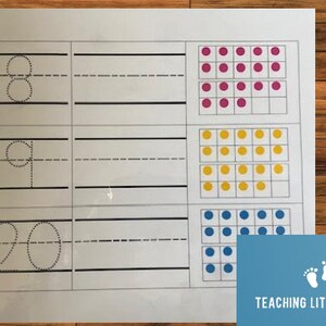 Personalized Handwriting Numbers 0-20 Book - Etsy