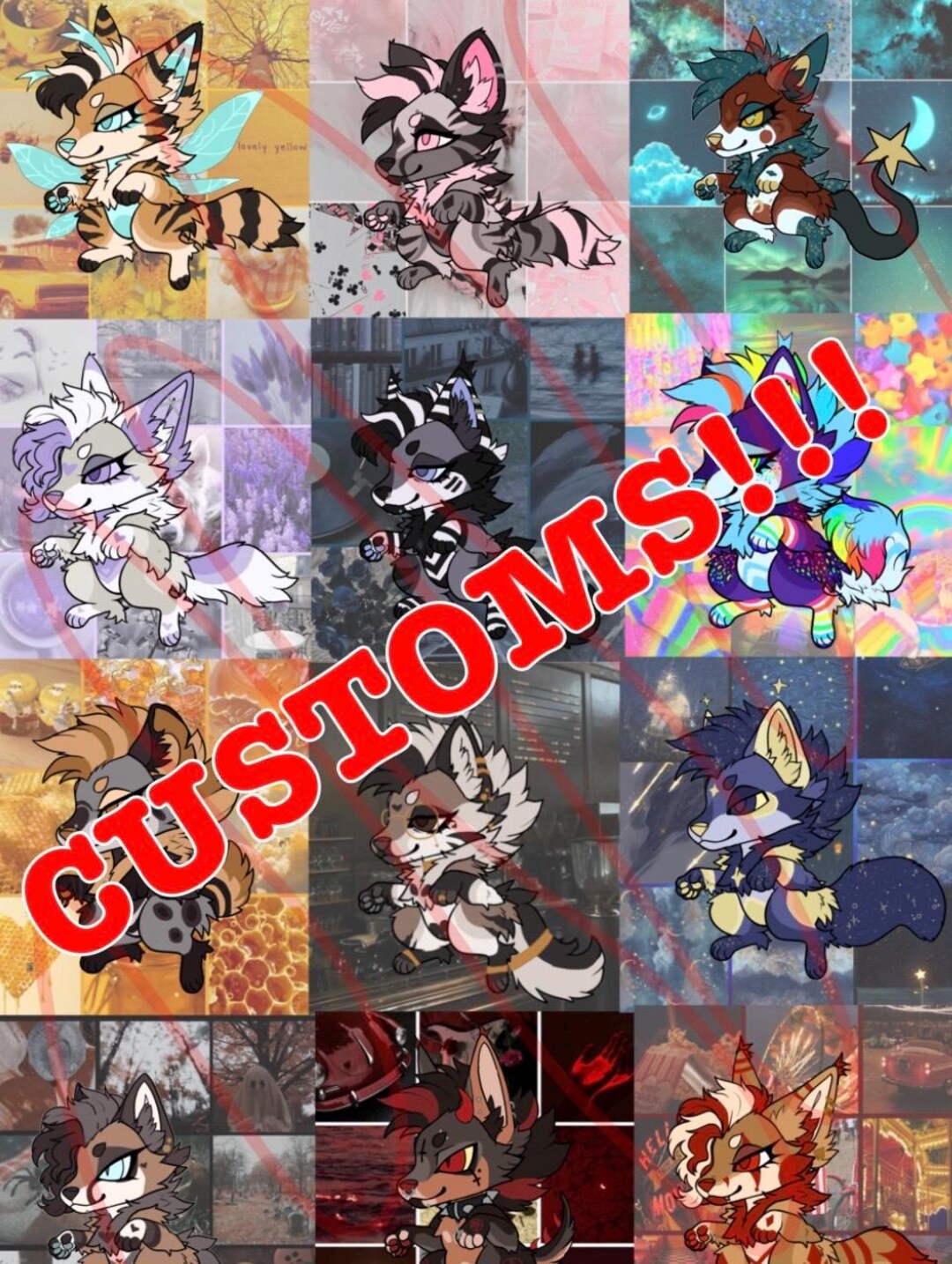 Custom Fursona Designs (READ DESC.) - Etsy