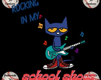 Pete the Cat: Rocking in My School Shoes Book Read Aloud Craft Back to ...