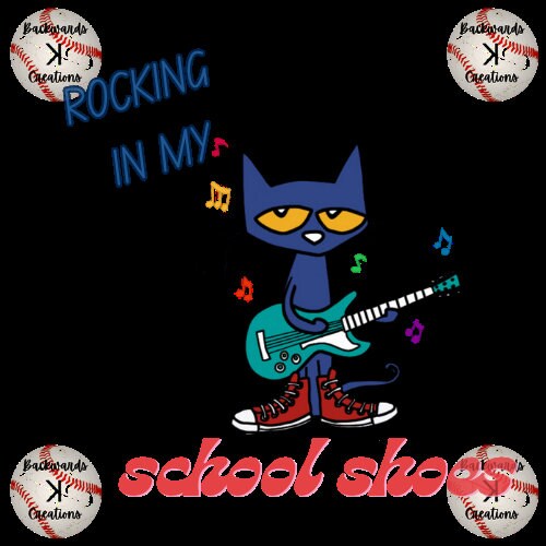 Rockin Pete the Cat School Shoes - Etsy
