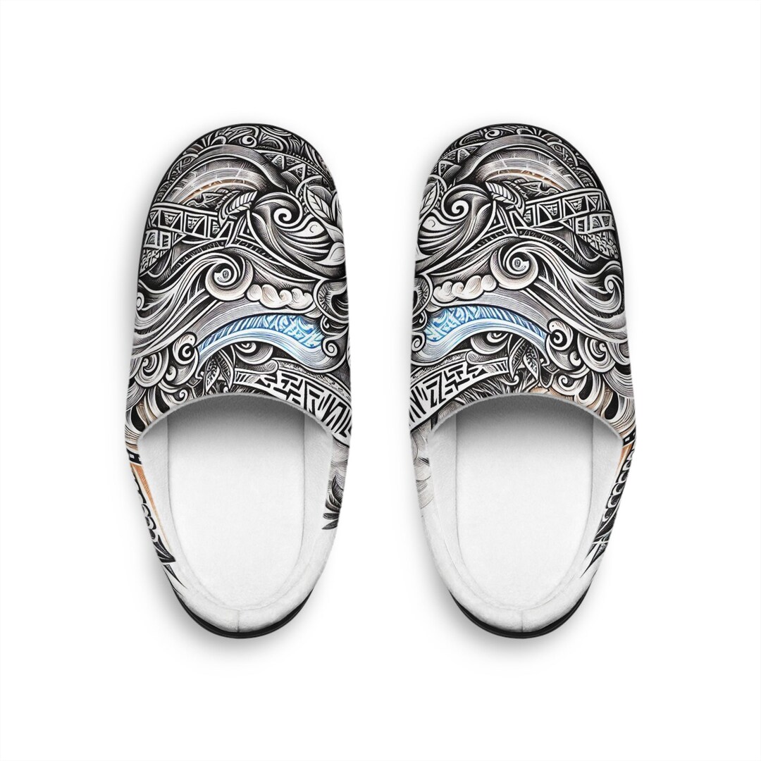 SLIPPAS Hawaiian, Filipino, Polynesian Tribal Slippers - Etsy
