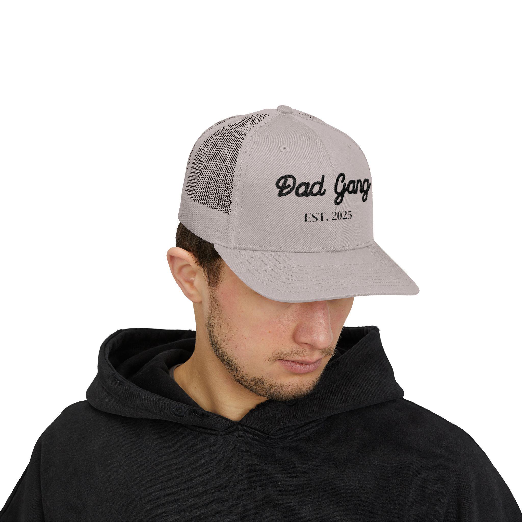 Dad Gang Snapback Trucker Cap - New Dad Hat, Father's Day Gift, Dad ...