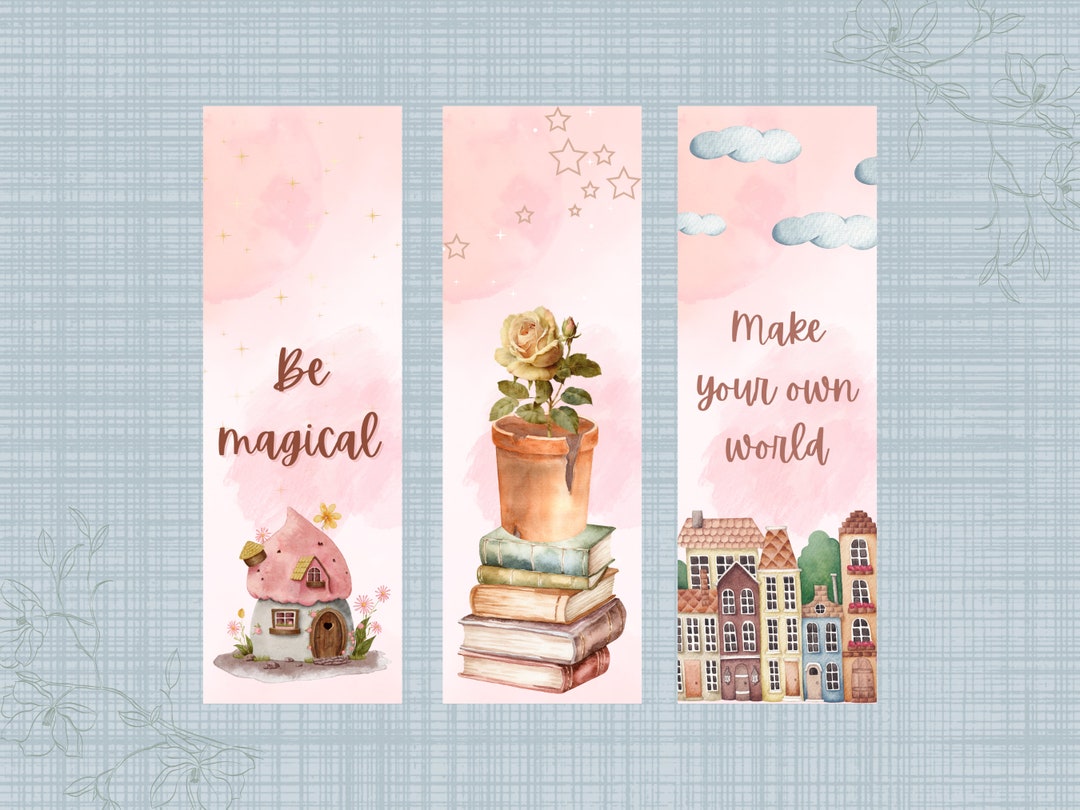 Magical Digital Bookmarks| Fantasy Bookmarks| Unique Bookmarks ...