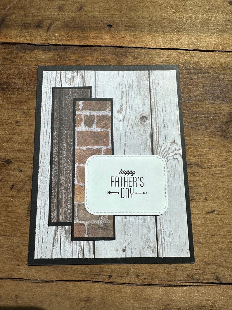 Celebrate Father's Day With Our Card! the Masculine Design Features a ...