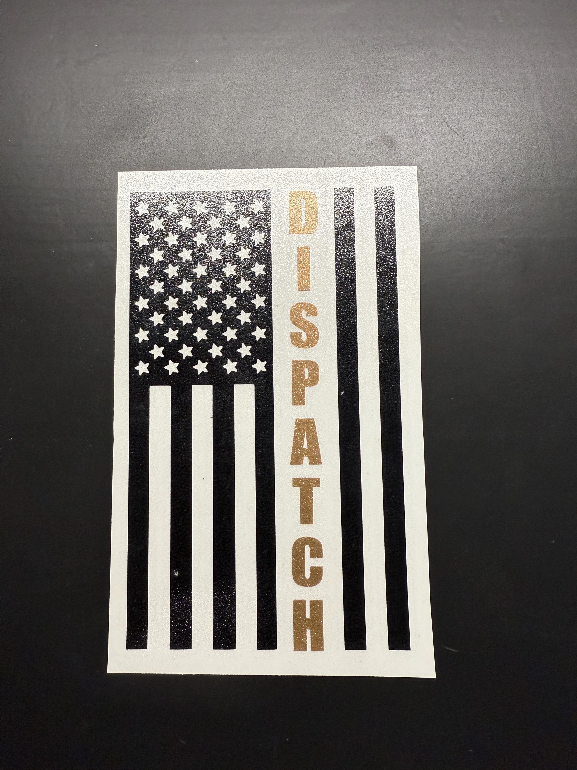Dispatch Flag Vinyl Decal - Etsy