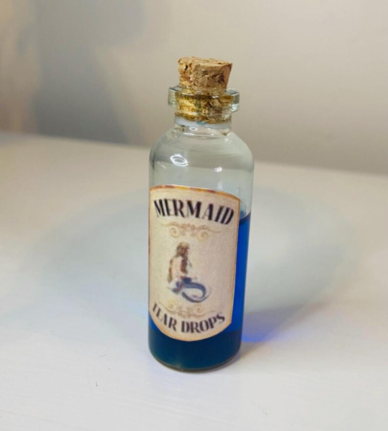 Mini Potion Bottles: Cold Colors - Etsy UK