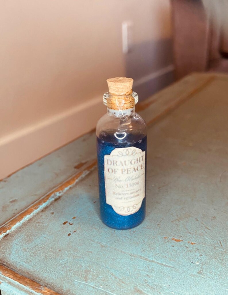 Mini Potion Bottles: Cold Colors - Etsy UK